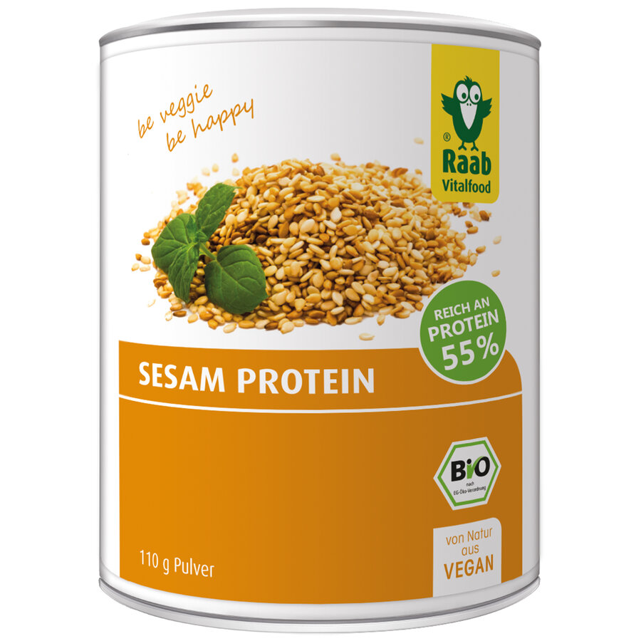 Sesam Protein Pulver Dose | naturello.de