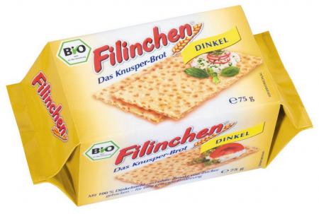 *Bio Filinchen Dinkel - 75g | Knusperbrote | Gutena Filinchen ...