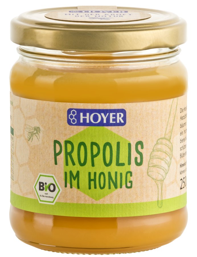 *Bio Propolis im Honig (250g) Hoyer | naturello.de